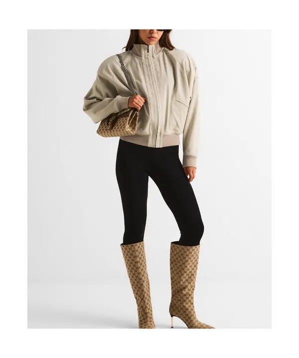 Gucci Cotton Zip-up Jacket - Nude