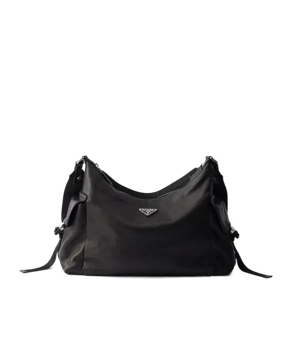 Prada Explore Leather Shoulder Bag