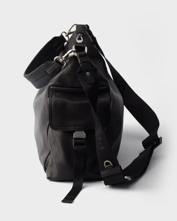 Prada Explore Leather Shoulder Bag