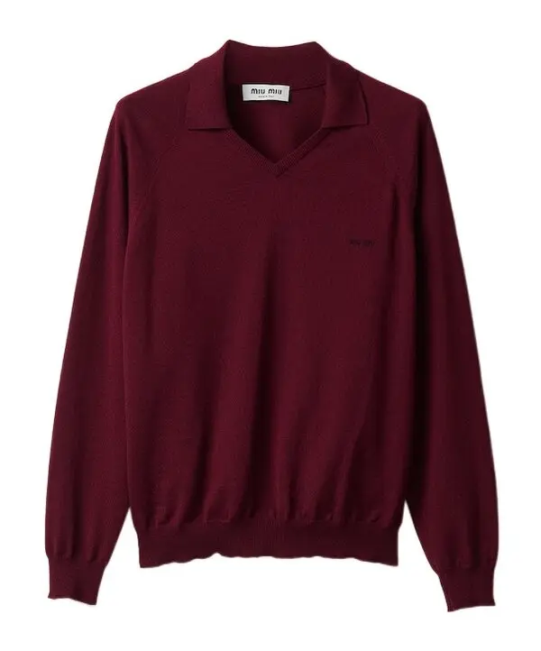 Miu Miu Wool Polo Sweater