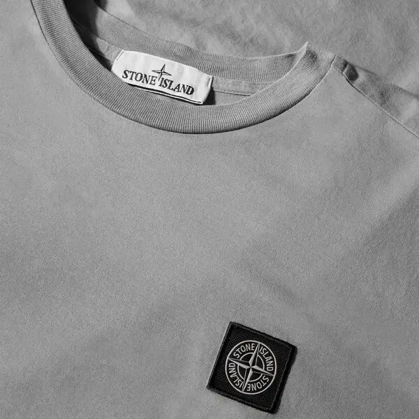 Stone Island Cotton Compass Logo Patch T-shirt