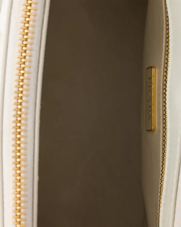 Prada Galleria Patent Saffiano Leather Mini Bag - White
