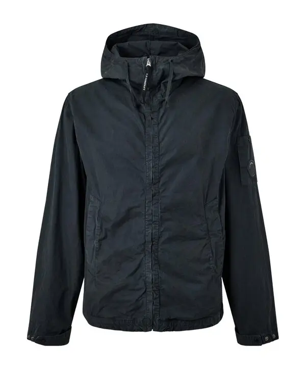 C.P. COMPANY Lightweight Hooded Jacket With Zip Closure