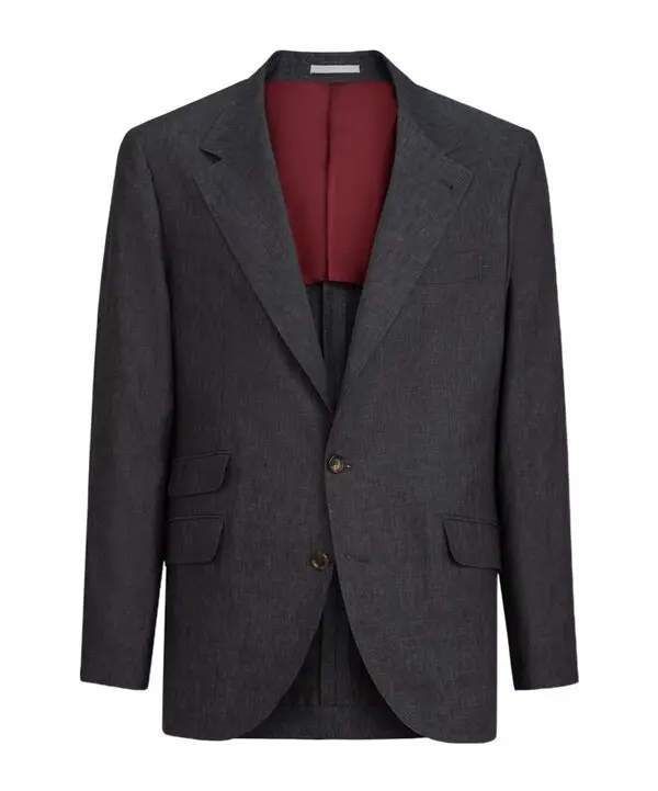 Brunello Cucinelli Délave Linen Blazer