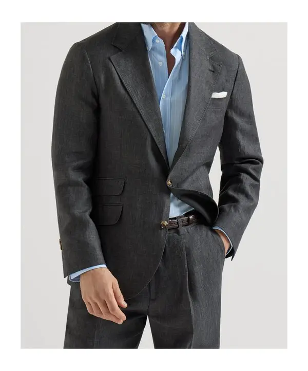 Brunello Cucinelli Délave Linen Blazer
