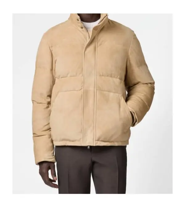 TOD'S Leather Quilted Jacket