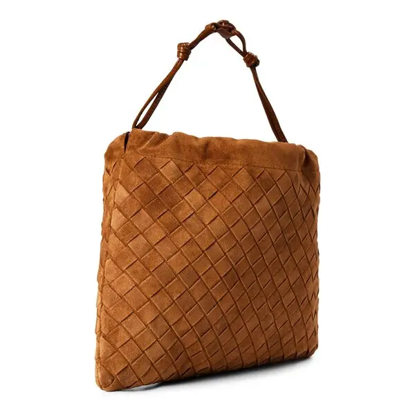 Bottega Veneta Suede Woven Tote Bag - No