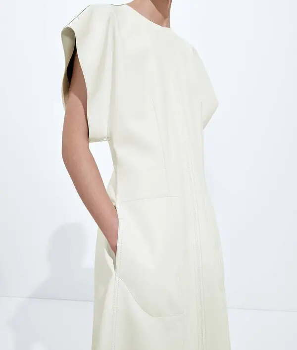 Bottega Veneta Bonded Leather Dress