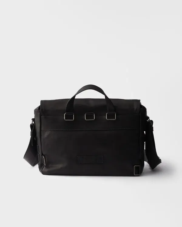 Prada Leather Messenger Bag