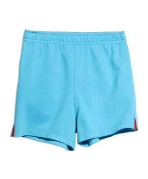 Gucci Baby Cotton Shorts With Embroidery - Light Blue