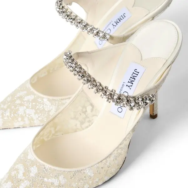 JIMMY CHOO Bing Embellished Heeled Mules - No