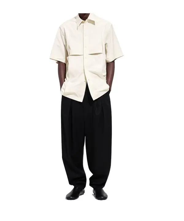 Bottega Veneta Macro Intreccio Cotton Shirt