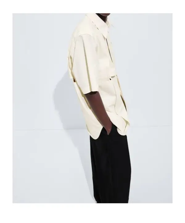 Bottega Veneta Macro Intreccio Cotton Shirt
