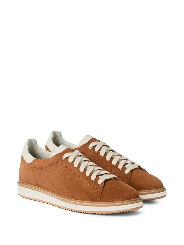 Brunello Cucinelli Suede Lace-up Sneakers