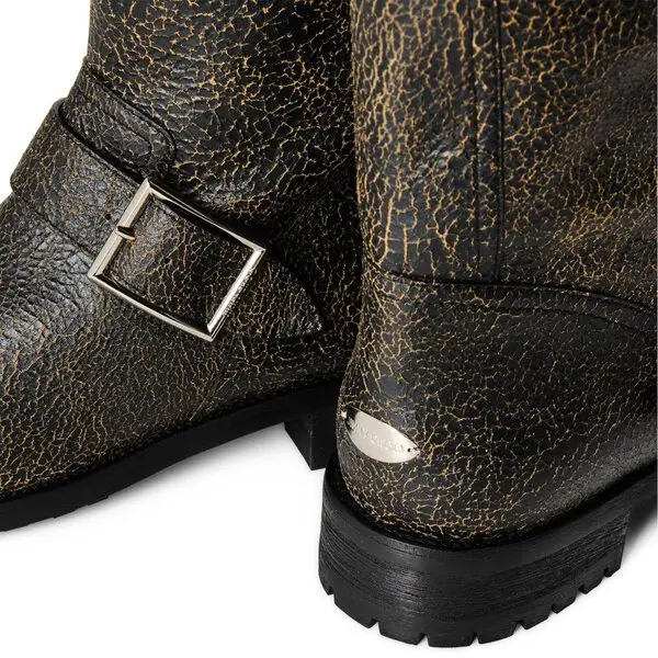 JIMMY CHOO Mid-calf Biker Boots