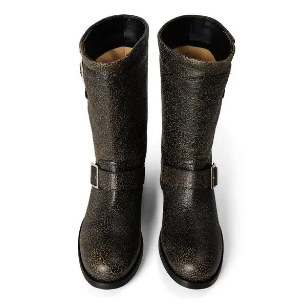 JIMMY CHOO Mid-calf Biker Boots