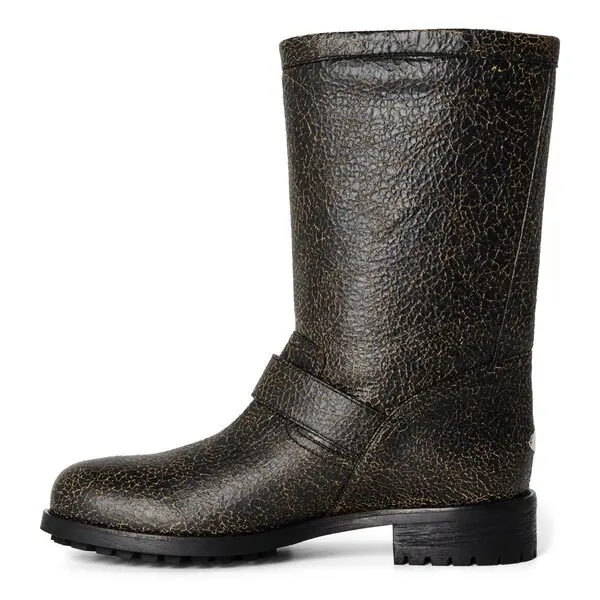 JIMMY CHOO Mid-calf Biker Boots