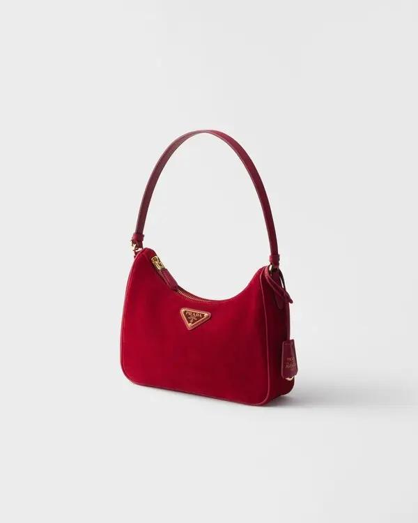 Prada Re-edition 2005 Suede Mini-bag