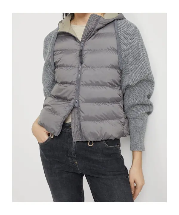 Brunello Cucinelli Padded Jacket With Ribbed Cuffs