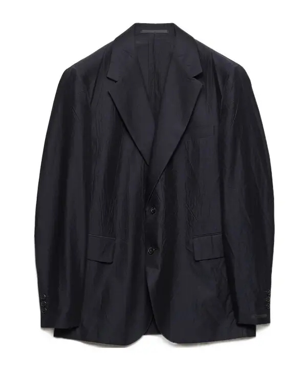 Prada Single-breasted Cotton And Silk Jacket