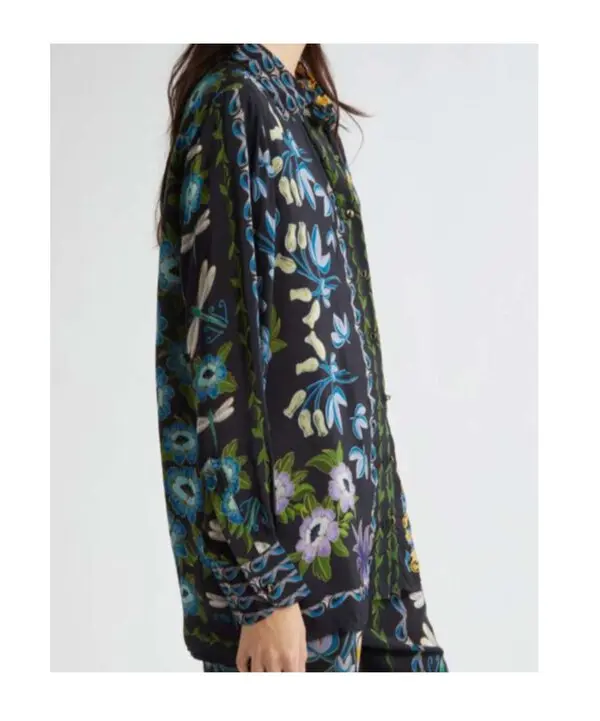 Farm Rio Long Sleeve Printed Shirt