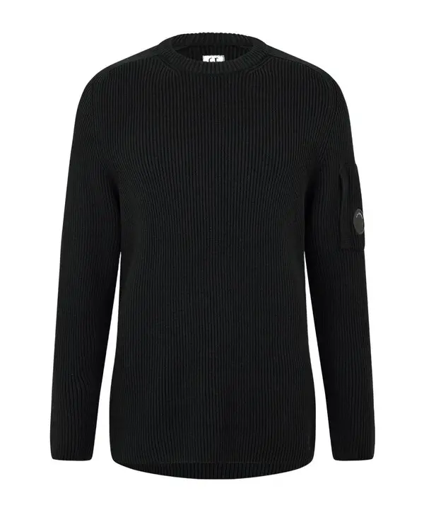 C.P. COMPANY Solid Crew Neck Knit