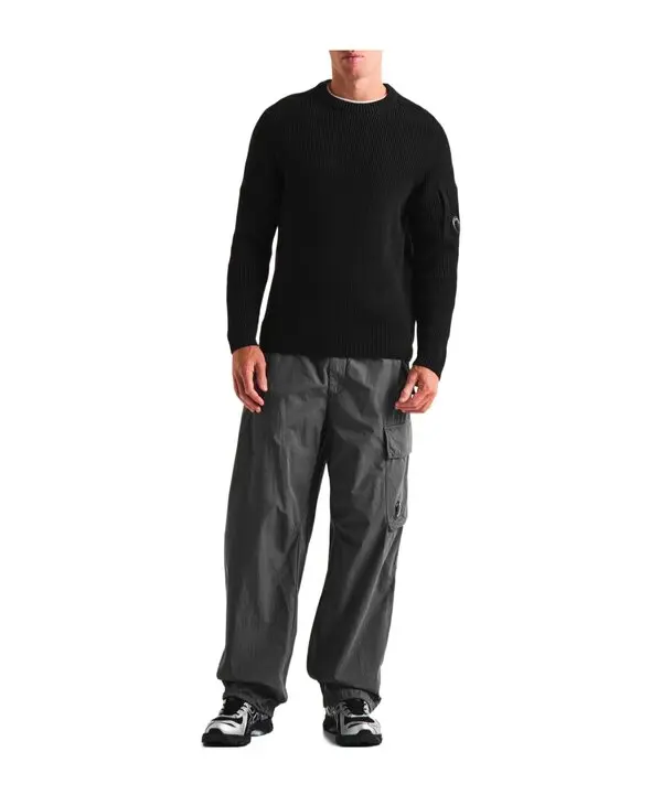 C.P. COMPANY Solid Crew Neck Knit