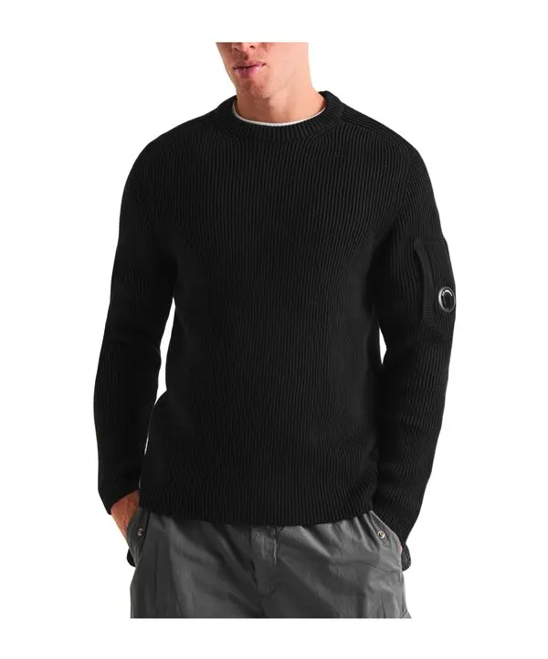 C.P. COMPANY Solid Crew Neck Knit