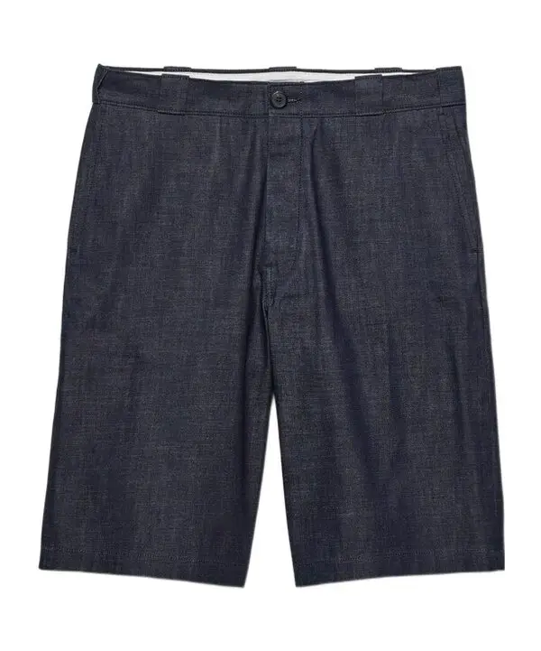 Prada Raw Denim Bermuda Shorts