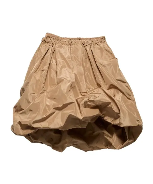 Prada Technical Taffeta Skirt - Khaki