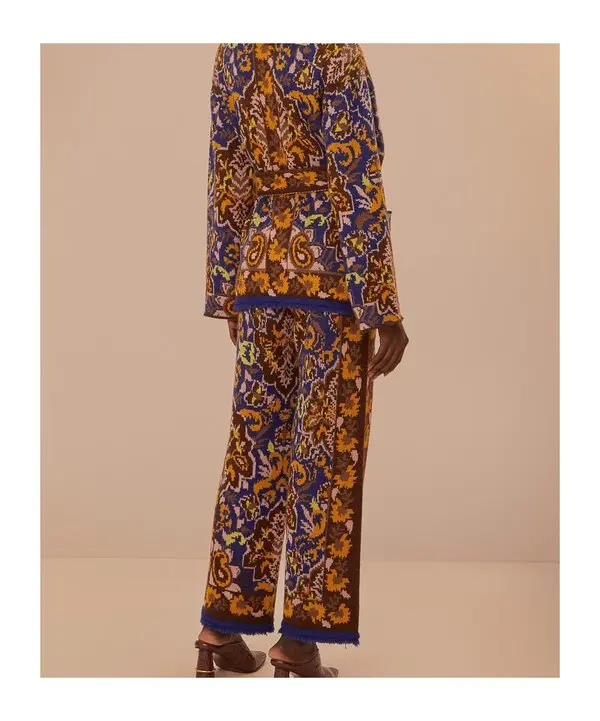 Farm Rio Printed Knitted Pants