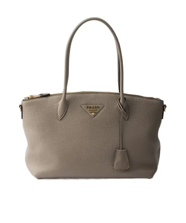 Prada Large Leather Tote Bag