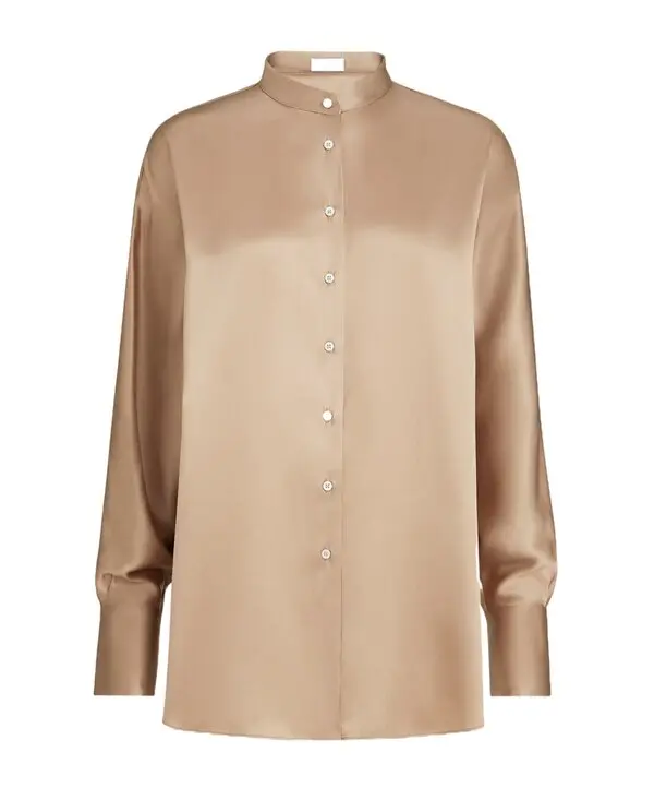 Brunello Cucinelli Monili Satin Shirt