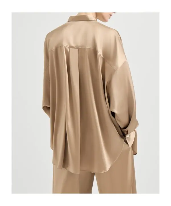 Brunello Cucinelli Monili Satin Shirt