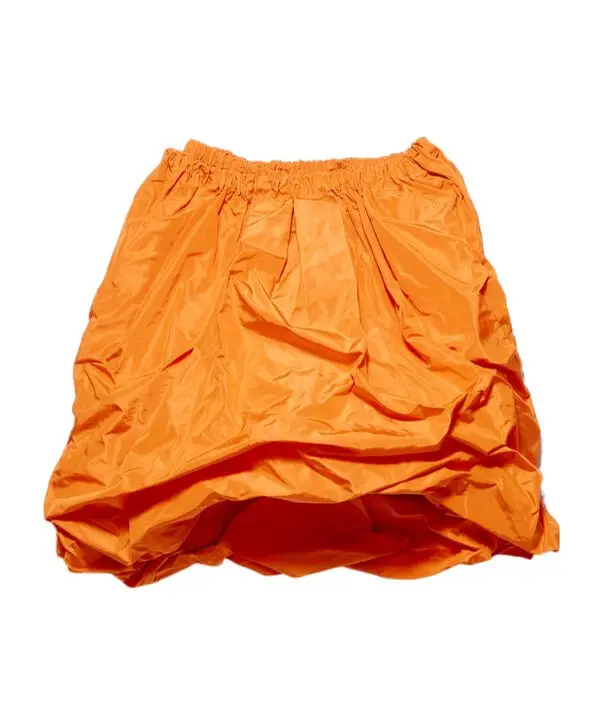 Prada Technical Taffeta Skirt - Orange