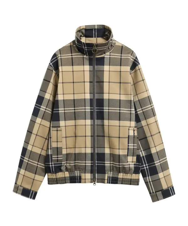 Barbour Checked Zip-up Jacket