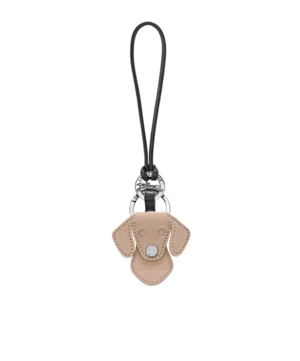 Longchamp Dog Charm Keyring