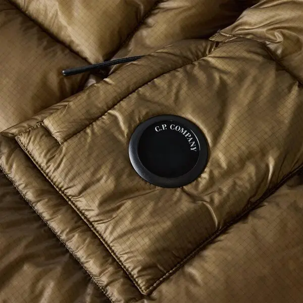 C.P. COMPANY Quilted Hooded Down Puffer Jacket