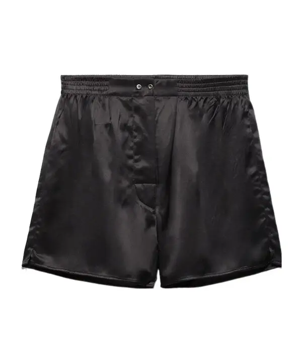 Prada Vintage Look Satin Shorts