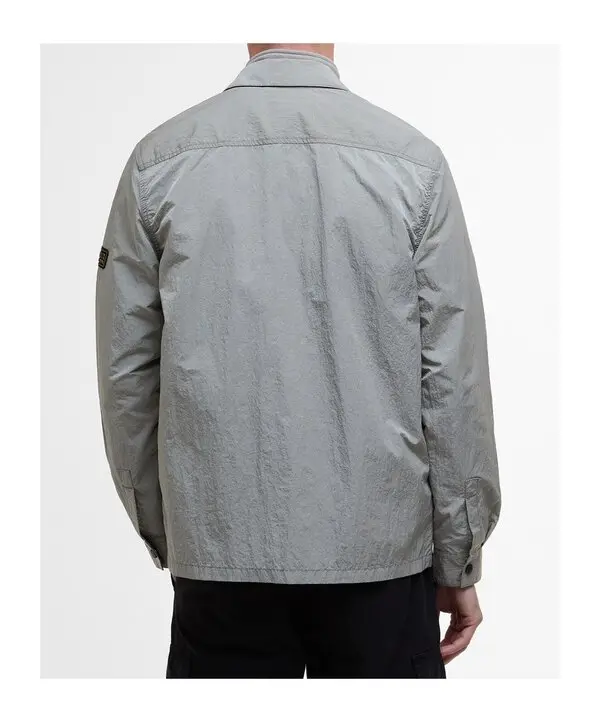 Barbour Long-sleeved Casual Jacket With Zip Up And Flip Pockets