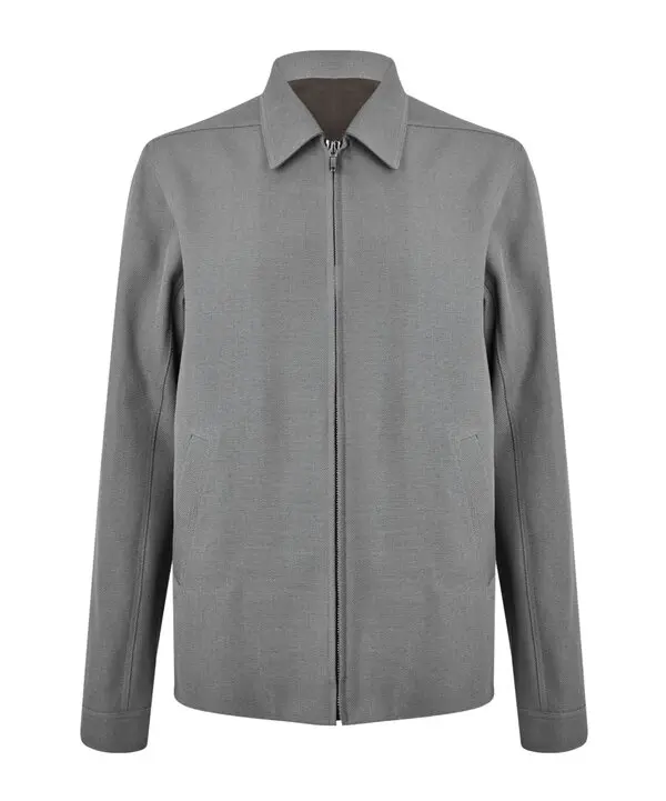 Rick Owens Zip Up Lapel Jacket - No
