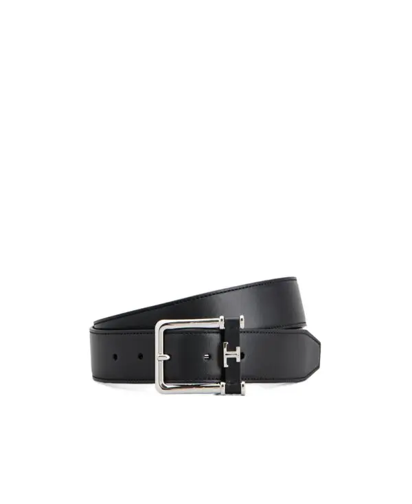 TOD'S Reversible Leather Belt With T-shaped Buckle