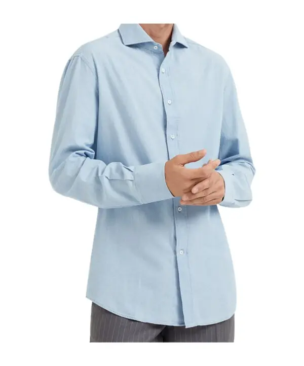 Brunello Cucinelli Spread-collar Shirt
