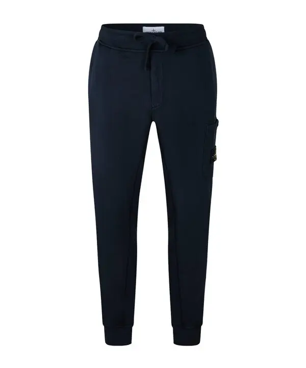 Stone Island Solid Color Casual Trousers