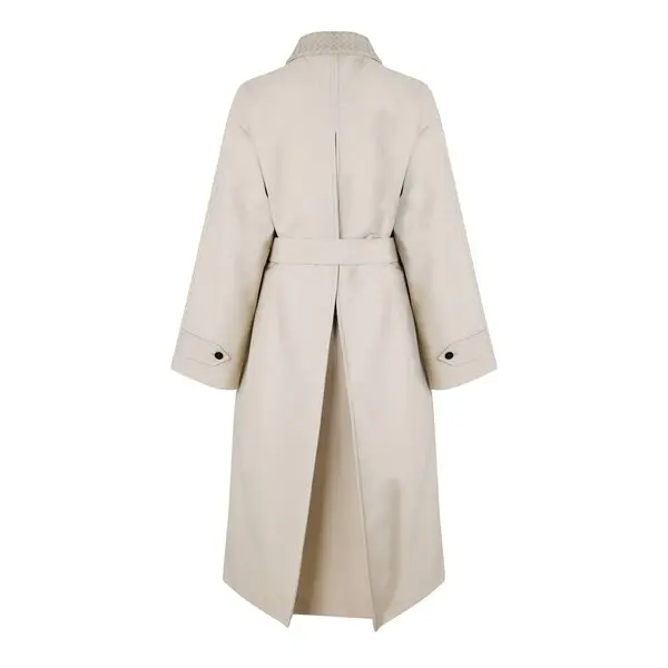 Bottega Veneta Mid-length Stand-collar Trench Coat
