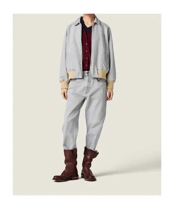 Miu Miu Denim Blouson Jacket