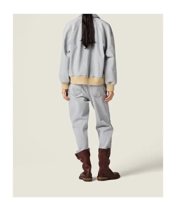Miu Miu Denim Blouson Jacket