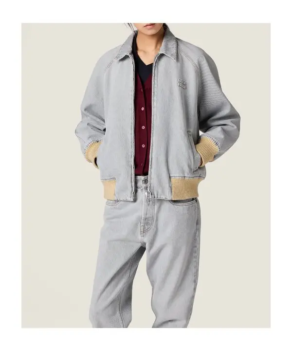 Miu Miu Denim Blouson Jacket