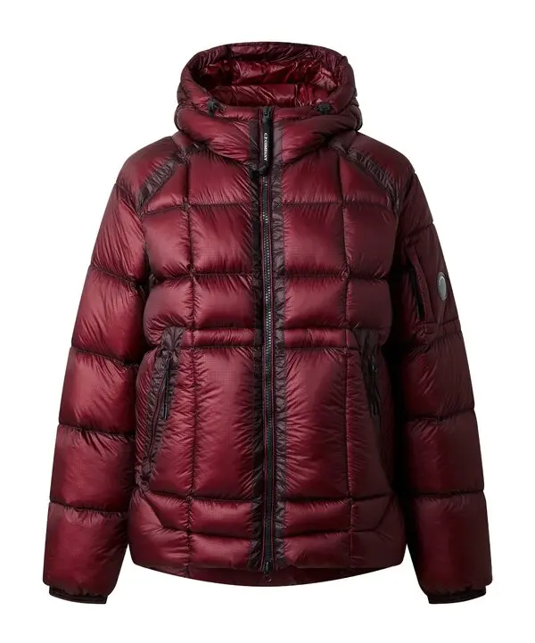 C.P. COMPANY Quilted Hooded Down Puffer Jacket