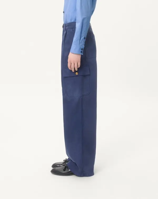 Valentino Garavani Denim Cargo Trousers